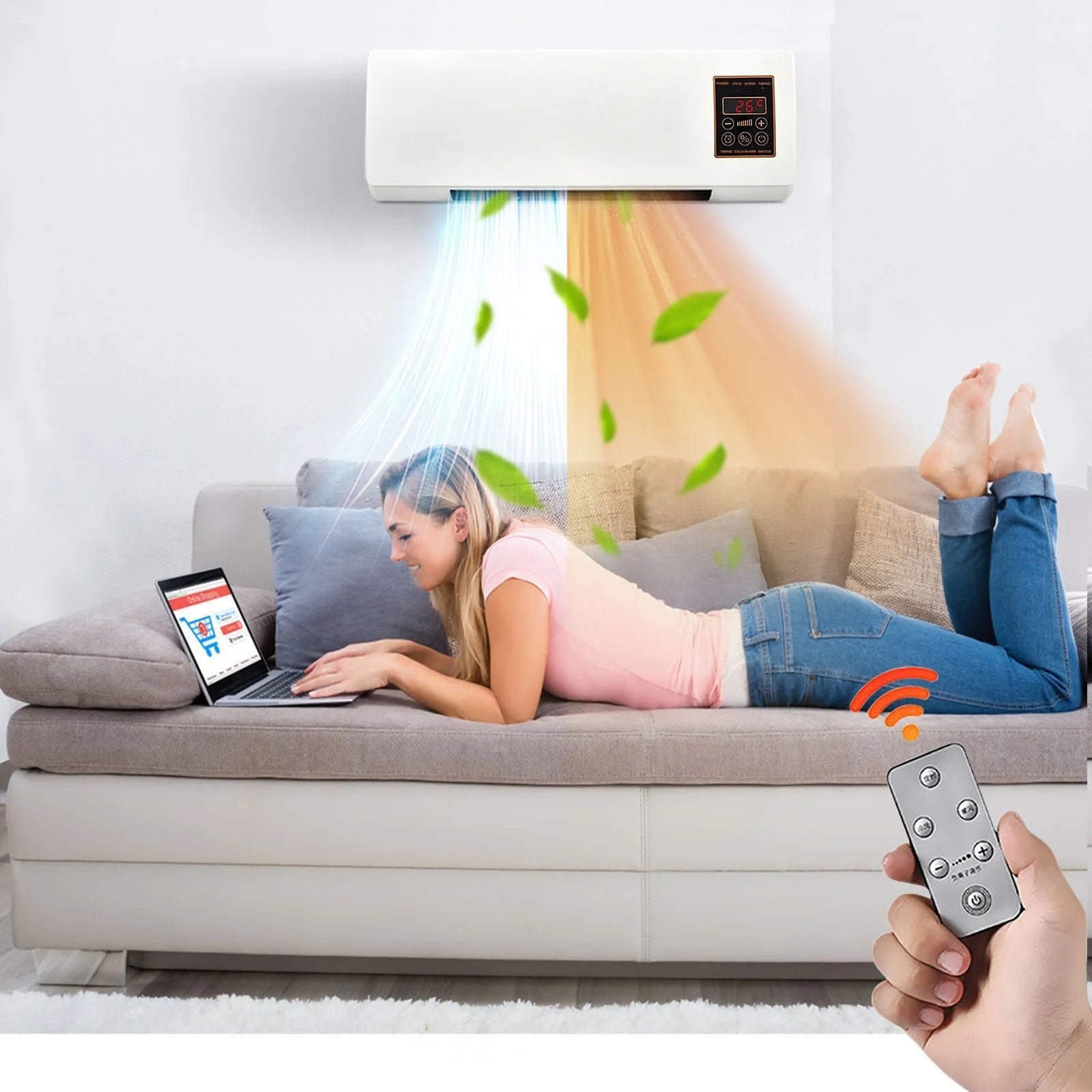 Wall Mounted Hot & Cool Air Fan – Prime Pick