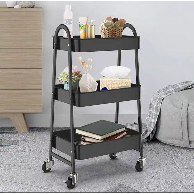 Multi-Purpose 3 Tier Metal Storage Cart – Prime Pick