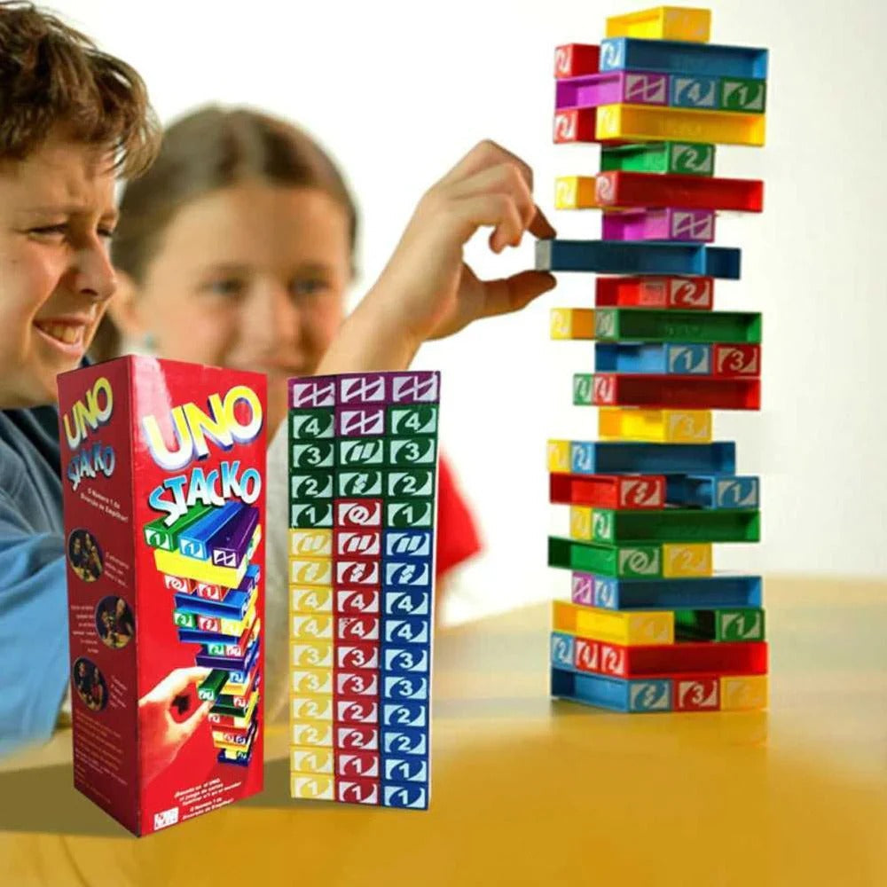 UNO Stacko Stacking Game for Kids and Adults – Prime Pick